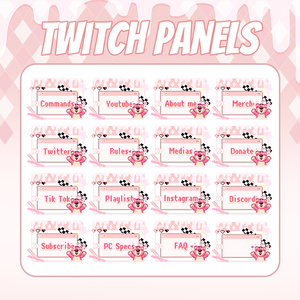 【Twitch Panels】Moon Light Twitch Panels | Panels, Twitch Panels ...