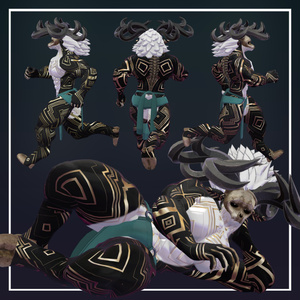 ニュークスさん/Nux/ VRChat Avatar 3D Model - MIKEYA2 - BOOTH