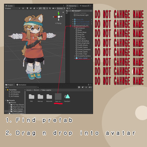 [VRChat] Round Glasses - Borish - BOOTH