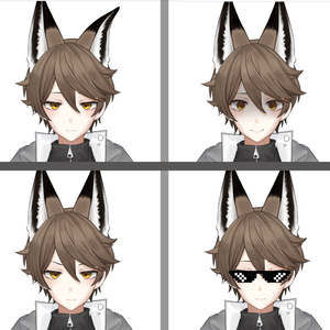 Live2d Vtuber モデル/商用利用可! Anubis Vtuber (すぐに使える) - 既成半身 Vtuber モデル ...