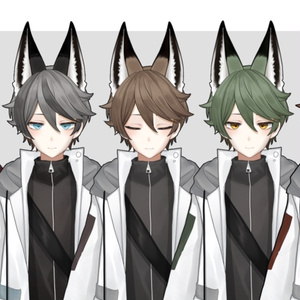 Live2d Vtuber モデル/商用利用可! Anubis Vtuber (すぐに使える) - 既成半身 Vtuber モデル ...