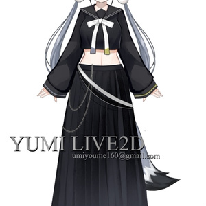 Live2d Vtuber モデル/商用利用可! Anubis Vtuber (すぐに使える) - 既成半身 Vtuber モデル ...