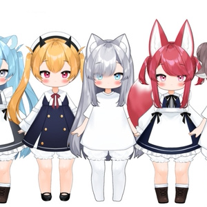 Live2d Vtuber モデル/商用利用可! Anubis Vtuber (すぐに使える) - 既成半身 Vtuber モデル ...