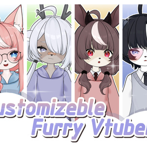 Live2d Vtuber モデル/商用利用可! Anubis Vtuber (すぐに使える) - 既成半身 Vtuber モデル ...