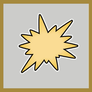 爆発の透過GIF Explosion transparent GIF - にのせっと・こもんず BOOTH店 - BOOTH