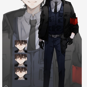 【TRPG有料立ち絵_全身+差分3種】日本刀男性_白髪 - あずの止まり木 - BOOTH