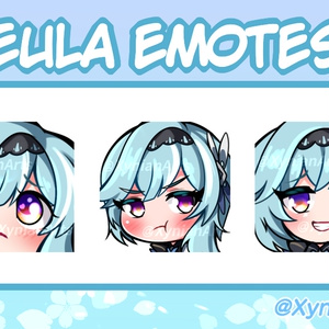 Genshin Impact Raiden Shogun Emotes for Twitch / Discord - XynianArts ...