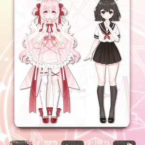 【live2dモデル/live2d model】#JK - bailyovo - BOOTH