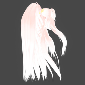 Elegant cute hairstyle (textures and hair bounce setting included ...