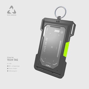 【3Dモデル】IDタグ : TECH TAG 【TECH SERIESE】