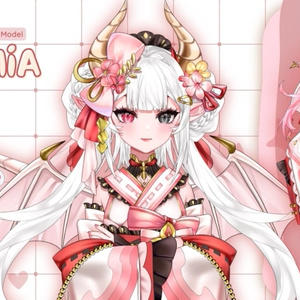 【Live2Dモデル】Celeste | Over 21 expressions | Public Premade Model ...