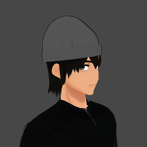VRoid Hair Hat Pack - Pixels - BOOTH