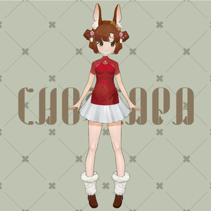 Live2D Free Elf Model/Live2D無料配布エルフモデル - ChoDenpa(焦頭爛鵝) - BOOTH