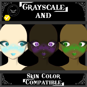 Creepy Alien eyes --- VRoid texture - Sandy Dark Corner - BOOTH