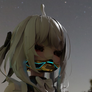 Cyber Headphones for Manuka | マヌカ用サイバーヘッドフォン - Vandit's Assets - BOOTH