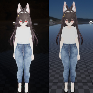 Ripped Jeans Vroid Texture - ArgamaWitch - BOOTH