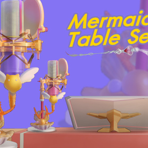 Free Vtuber Table - shelly1995 - BOOTH