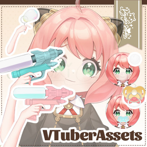 [Vtuber Assets]EllenJoe‘s Shark tail＆Lolipop - kyokiStudio - BOOTH