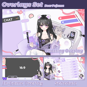 [Vtuber Assets] fluff Cat's Ears - kyokiStudio - BOOTH