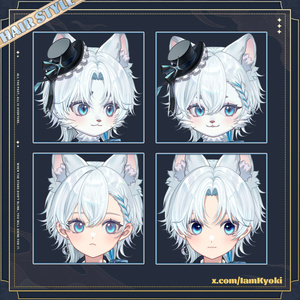 カスタマイズ可能なインク風Vtuberモデル/Customizable Ink Vtuber Model - kyokiStudio - BOOTH