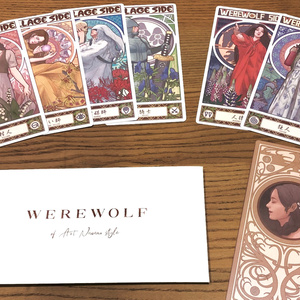 Mucha The Four Flowers "Carnation"・アクリルブロック - artiemestieri - BOOTH