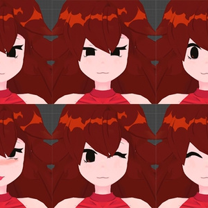 Loona VRChat Full Body Tracking 3D Model - shadsterwolf - BOOTH