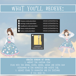 [VROID/VRCHAT] 3D My Melody Earrings! - Pharoosh Assets - BOOTH