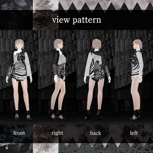 eccol [Gothmode look] (エコール) 【オリジナル3Dアバター 3D衣装】 - axioma - BOOTH