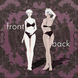 eccol [Basic look] (エコール) 【オリジナル3Dアバター 3D衣装】 - axioma - BOOTH