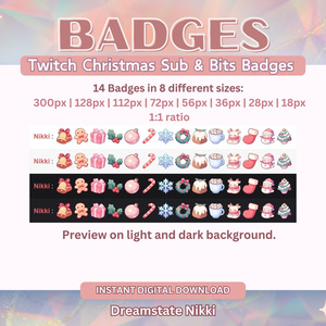 Cozy Ocean Sea Badges, Twitch Sub Bit Badges & Emotes, Point Badges ...