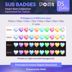 Kawaii Fruit Badges, Twitch Sub Bit Badges & Emotes, Point Badges, Live ...