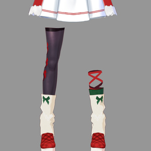 【VRoid衣装】green cute Lolita cape dress - My island - BOOTH