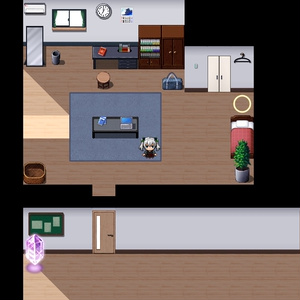 RPGツクールMV・MZ用 マップチップ・タイルセット04 『洋館・幽霊屋敷・呪いの館・屋内・内装・ホラー』 - qlsddc - BOOTH