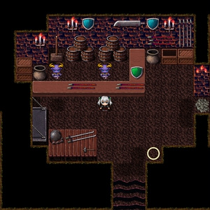 RPGツクールMV・MZ用 マップチップ・タイルセット04 『洋館・幽霊屋敷・呪いの館・屋内・内装・ホラー』 - qlsddc - BOOTH