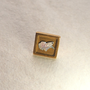 "てんし"カイコの箔押しサンクスカード（5枚入り） - ツカナ制作所 - BOOTH