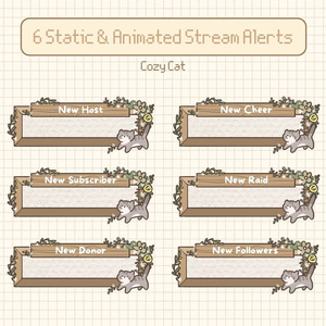 Cottagecore Pixel Stream Overlay | Twitch Panels | Twitch Layout ...