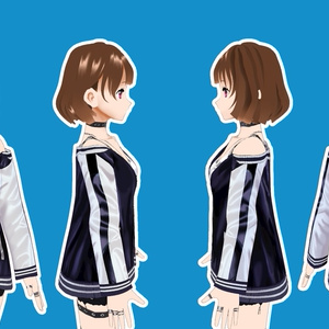 [VRoid] Female 2D skin texture (face and body) - bluestore - BOOTH