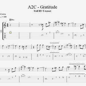 Mintjam - e.n. -celestial circle- | Guitar Solo[TAB] - 小Astart - BOOTH