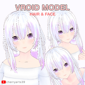 Furina Face Bundle VROID MODEL | Genshin Impact VROID - cherryarts - BOOTH