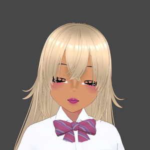 Vroid studio free hairstyle "chaos and water" - mildges - BOOTH