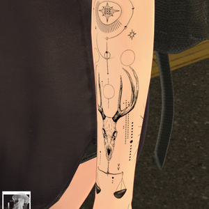 【VRC】花生け：Tattoo Texture - Medusa Ink. × 日日Official Goods - BOOTH
