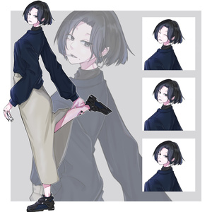 【無料】立ち絵 かっこいいめシニア達 - 9685 - BOOTH