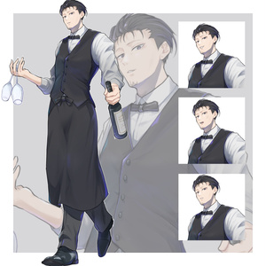 【無料/有料】立ち絵 エナドリ (眼鏡有・無) - 9685 - BOOTH