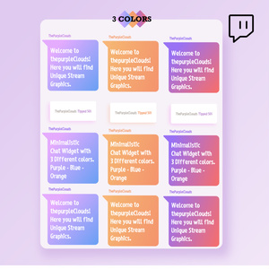 Pink MOON Bit Badges - ThePurpleClouds - BOOTH