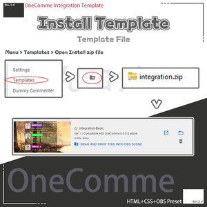 【わんコメテンプレート】CleanFlow弾幕スタイル【コメント枠】 - Somaのお店 - BOOTH