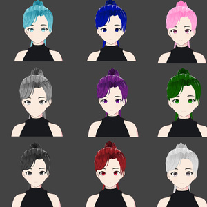 (vroid) Female cyberpunk outfits (multiple colour) free tail - jonathan ...