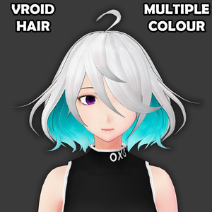 (vroid) hair girl preset #2 (multiple colour) - jonathan-yuri - BOOTH