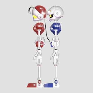 【無料】「シンプルなメカ義眼 Terminator」Ver.1.1【VRChat想定】【MA対応】 - 黒化堂 nigredou - BOOTH