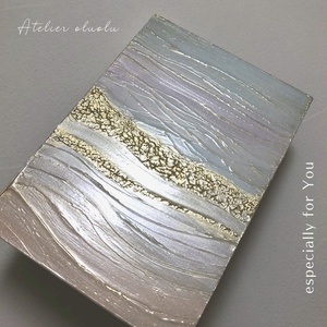 #8 インテリアパネル テクスチャーアート 原画 アクリル画 現代アート - Atelier oluolu - BOOTH