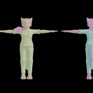 Low Poly Vrchat Monkey Man Avatar - Get Your Own Avatar - BOOTH